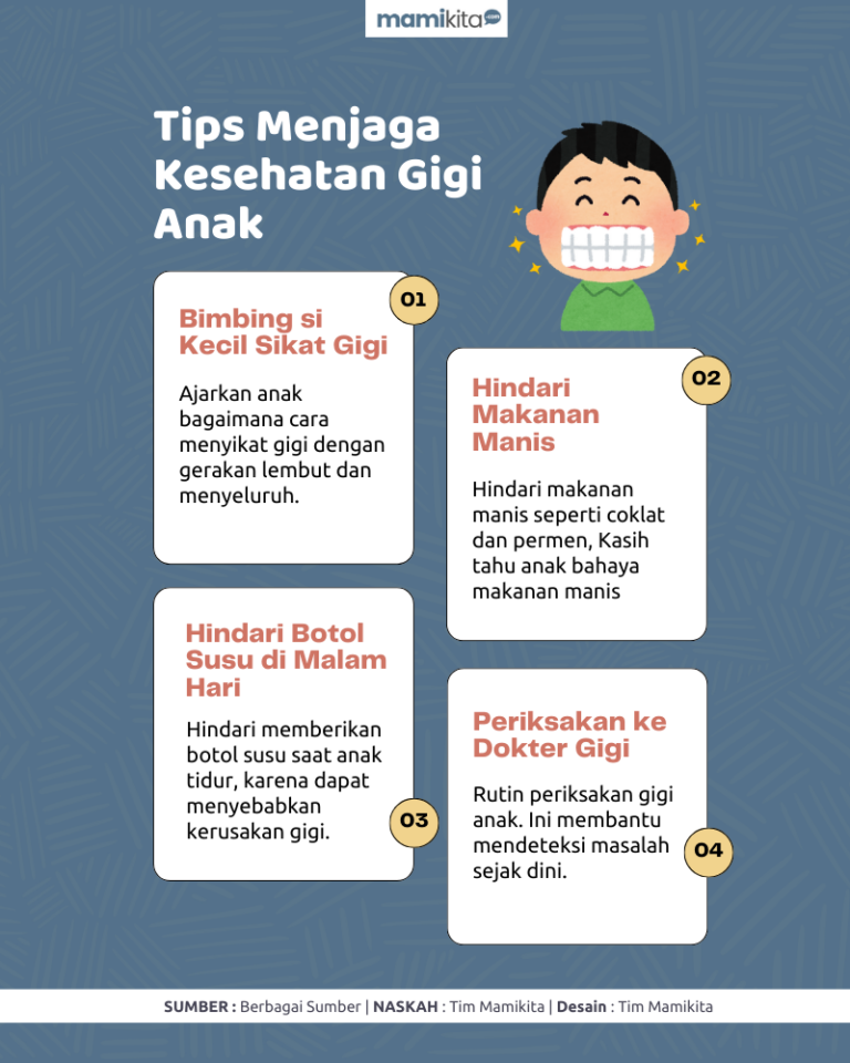Tips Menjaga Kesehatan Gigi Anak - mamikita.com